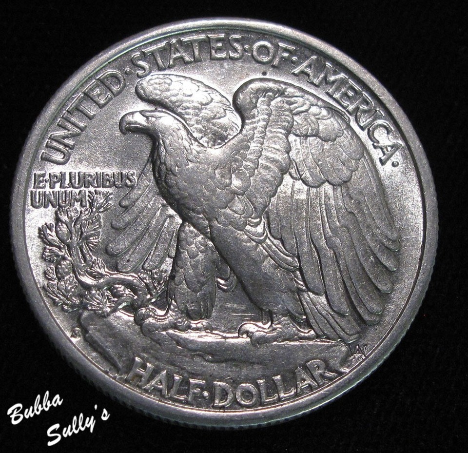 1941 S Walking Liberty Half Dollar ABOUT UNCIRCULATED | eBay