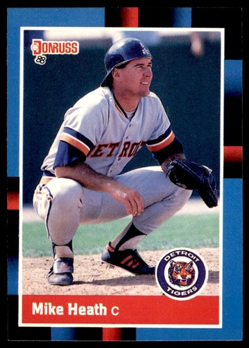 1988 Mint * Donruss Mike Heath Detroit Tigers #338 | eBay