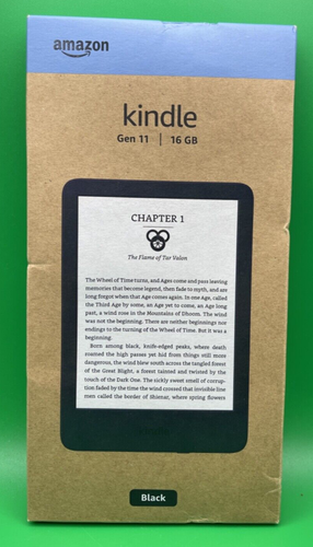 NEW AMAZON KINDLE GEN 11 16GB BLACK (24D) Box is Worn | eBay