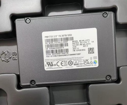 New Samsung PM1733 15.36TB SSD U.2 NVME PCIE 4.0X4 MZ-WLJ15T0 ...