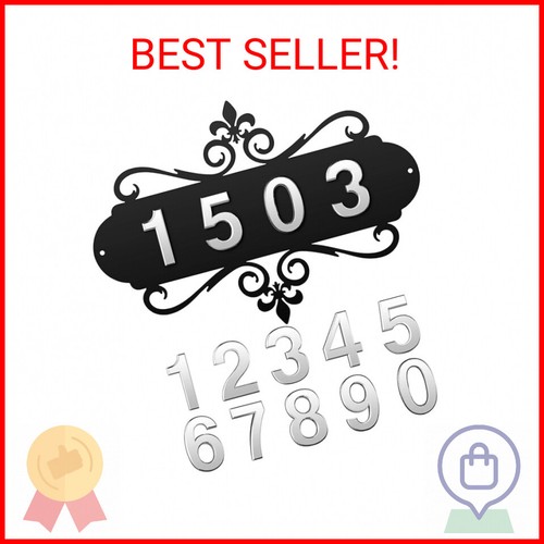 House Address Plaques Metal Address Sign Mailbox Number Personalized ...