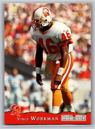 1993 Pro Set Football #428 Vince Workman Tampa Bay Buccaneers | eBay