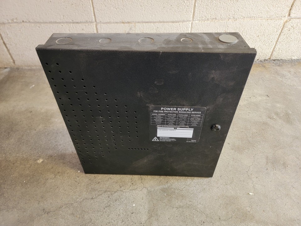 Notifier FCPS-24S6 Power Supply Fire Alarm | eBay