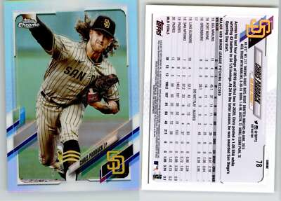 Chris Paddack 2021 Topps Chrome Refractor #78 Padres | eBay