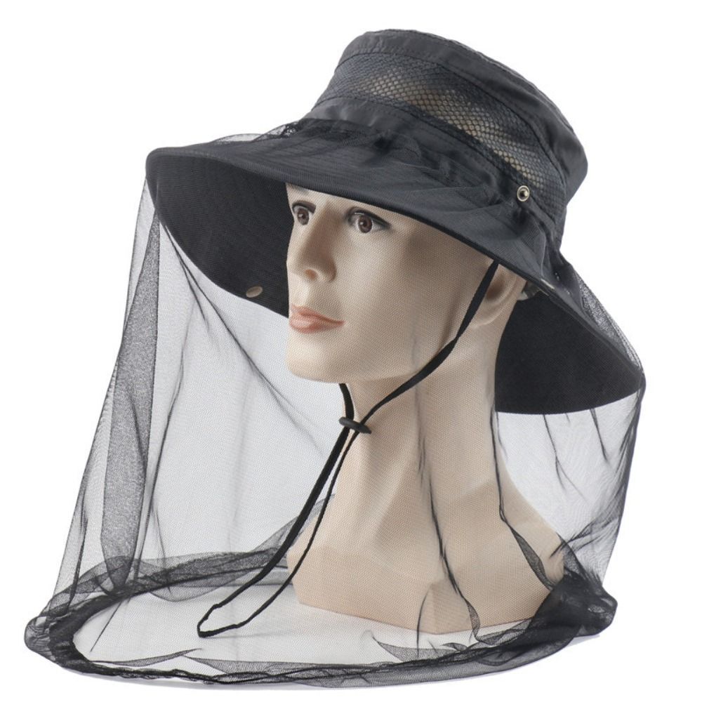 Mosquito Head Face Protector Net Hat Insect Bugs Bee Proof Mesh Hat ...