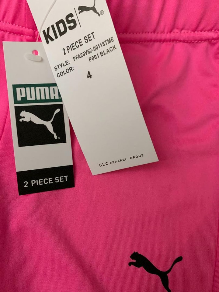 PUMA Girls Fleece Full Zip Jacket Set Active Top & Bottom Sets NEW | eBay