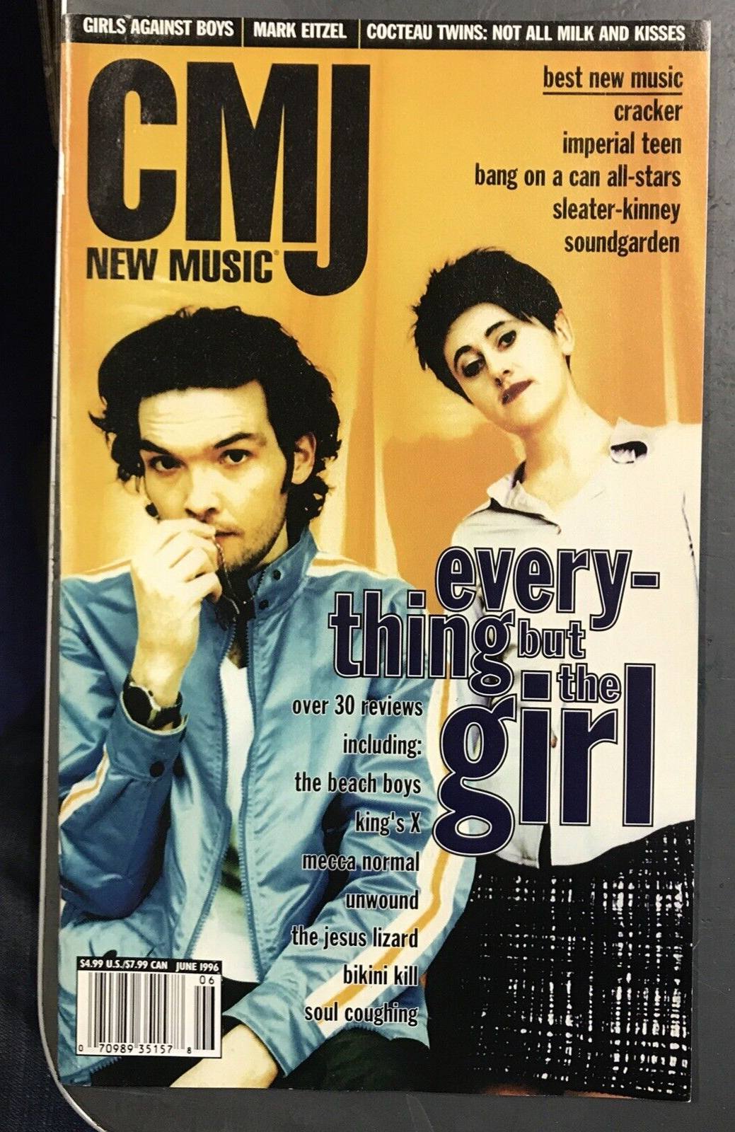 CMJ Magazine June 1996 CD Everything About The Girl/Soundgarden ...