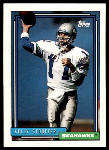 1992 Topps Kelly Stouffer Seattle Seahawks #644 | eBay