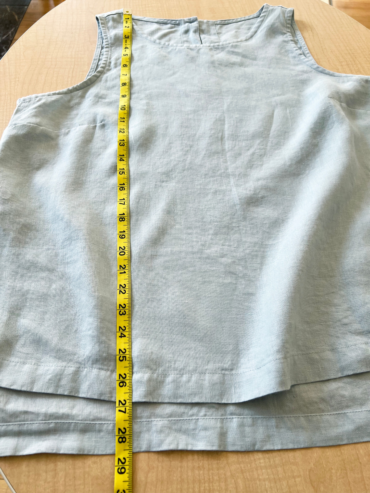 NWT NotPerfectLinen Lithuania MALMO High-Low Tank Top | Ice Blue XXL | eBay