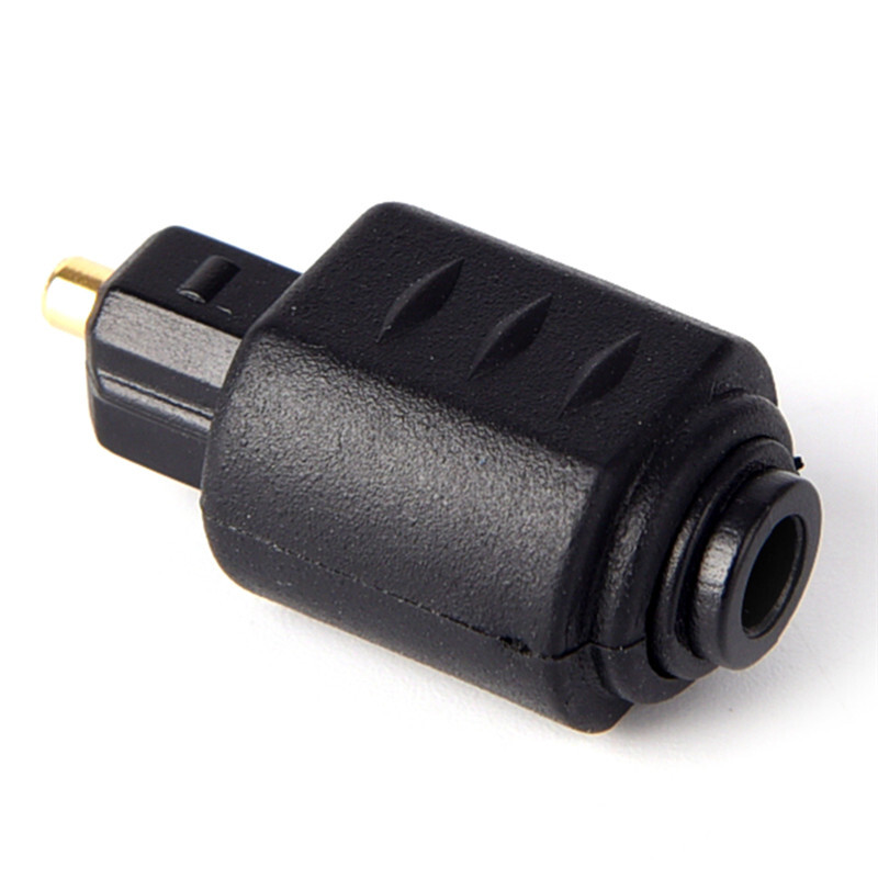 Mini Optical Audio Adapter 3.5mm Female Jack Plugs To Digital Toslink ...