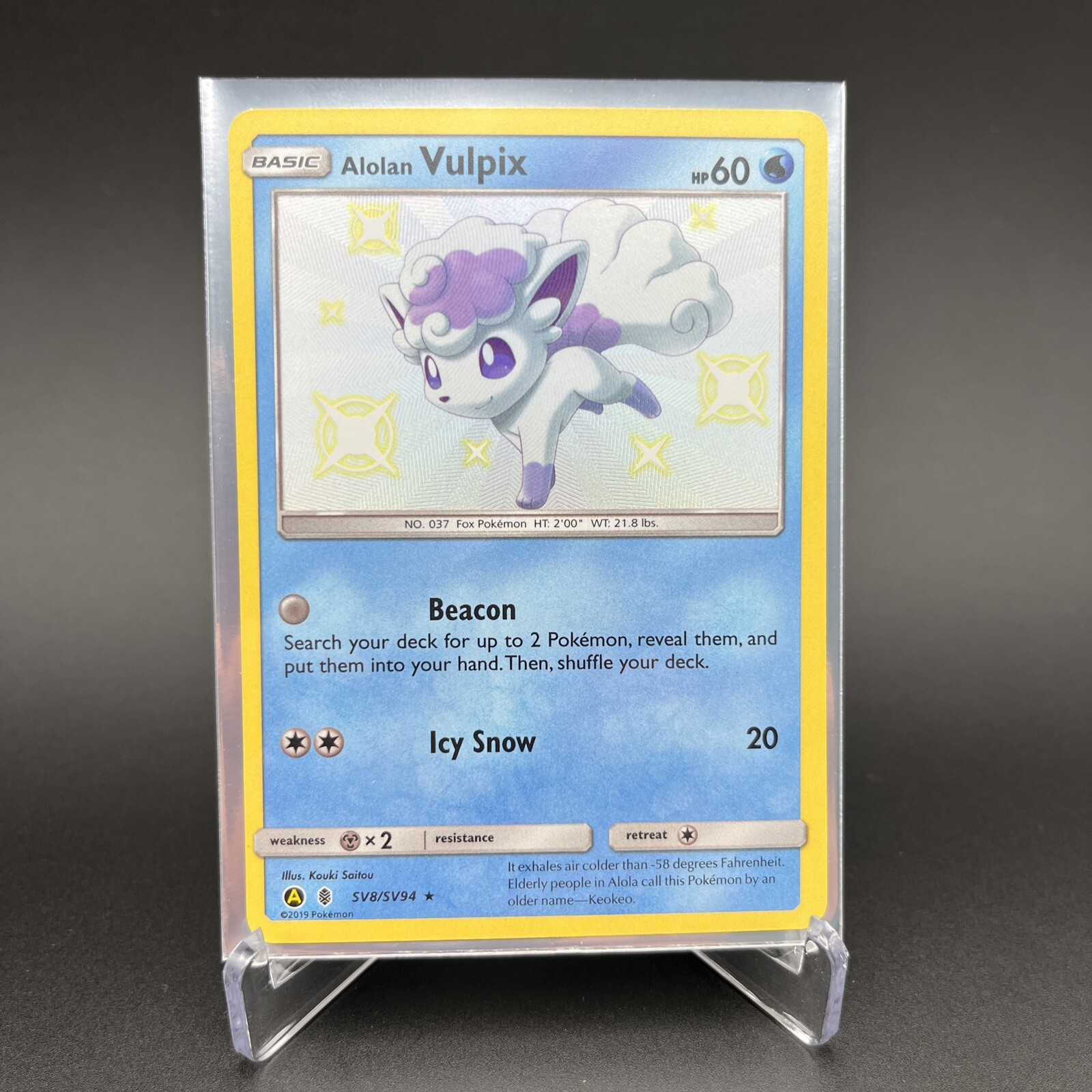 Alolan Vulpix Pokemon Card, Hidden Fates, SV8/SV94 | A353 | eBay