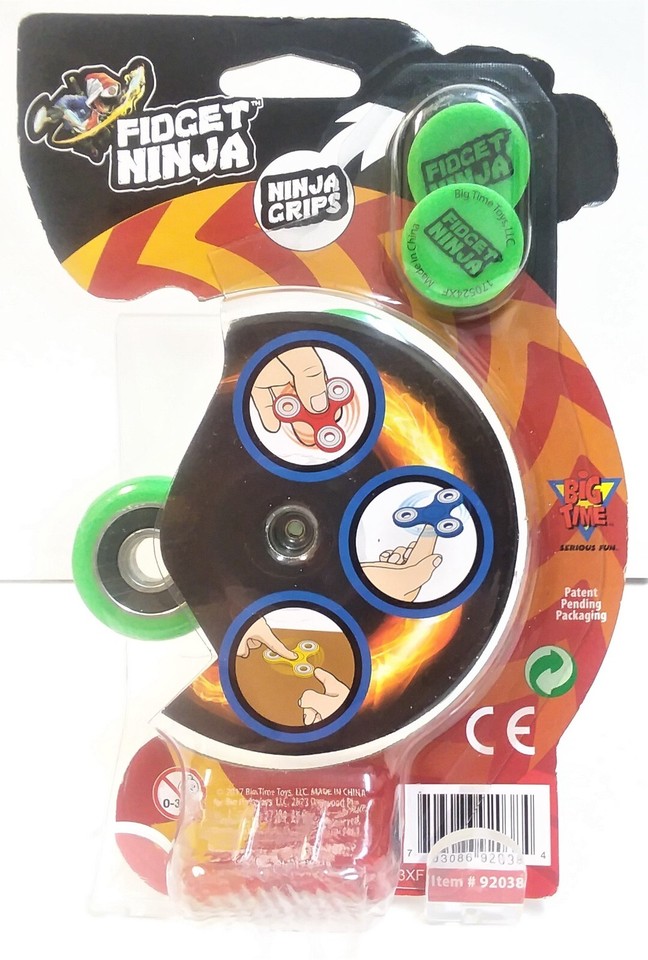 Fidget Ninja - Green Fidget Spinner - Big Time Toys 2017 - New | eBay