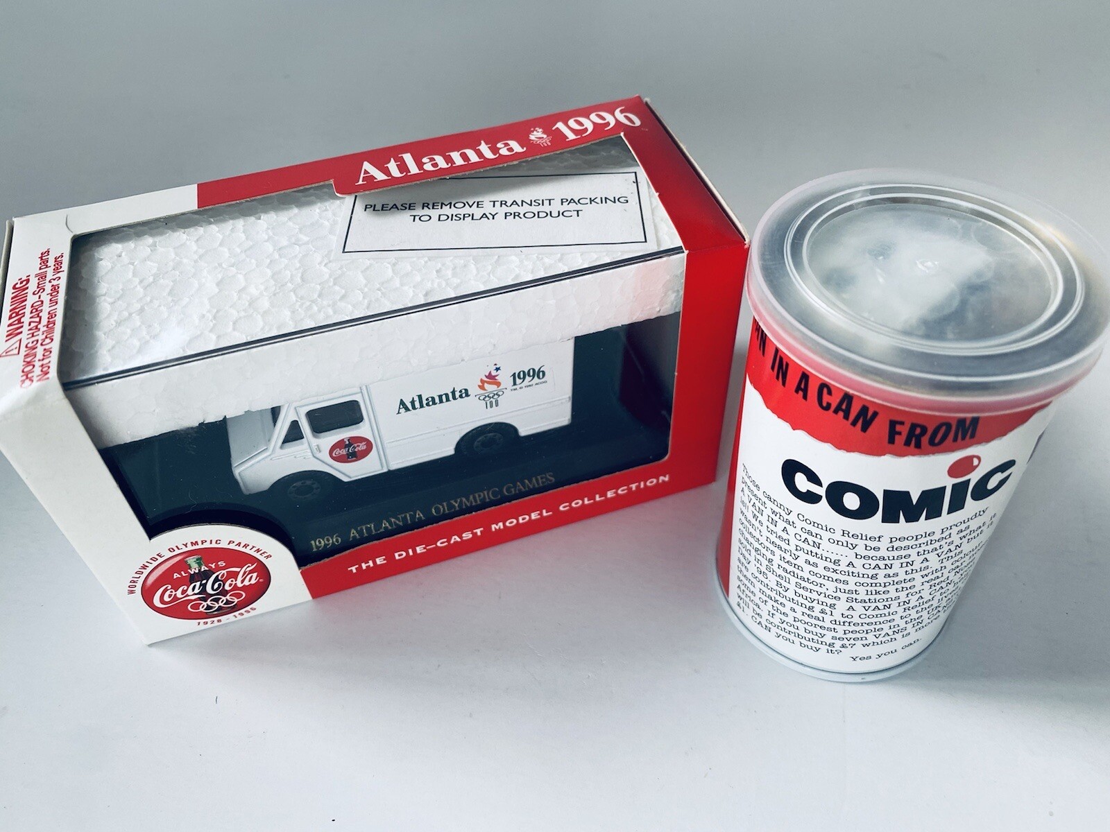 Lledo 1996 Atlanta Olympic Games Coca-Cola Truck SHELL Van in a Can ...
