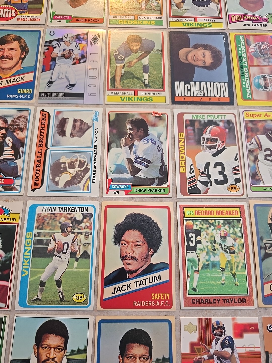 Vintage NFL Hall Of Famer Cards Your Choice | eBay