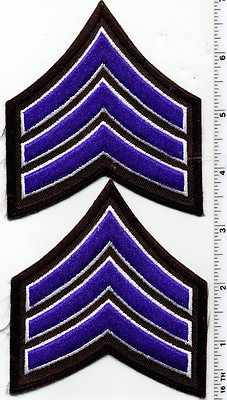 Sheriffs Dept. Set of 2 Large Sergeant Stripes for the Jacket or Coat ...