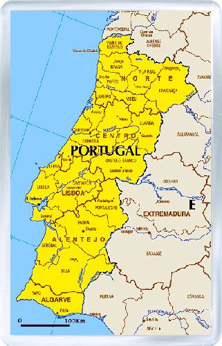 Portugal Map Fridge Magnet Souvenir Magnet Kühlschrank | eBay
