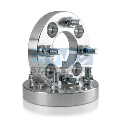 SWE 2pc 20mm Wheel Adapters 4x4 to 4x100 64.1mm Cb 12x1.5 Lugs | eBay