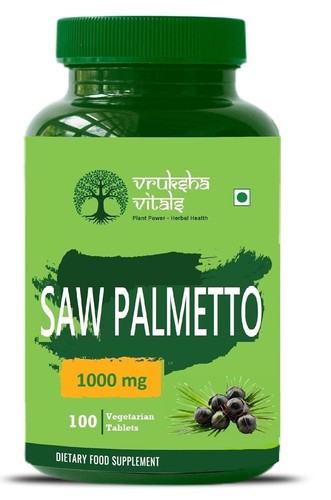 Vruksha Vitals Saw Palmetto Tablets 1000mg Pack Of 100 Tablets | eBay