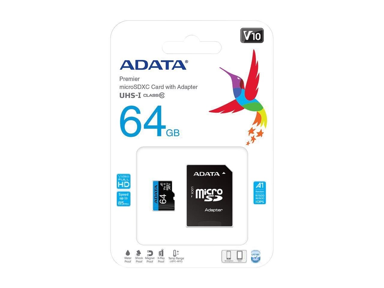 ADATA MicroSD SD Card 4gb 8gb 16gb 32gb 64gb 128gb Memory SDHC lot 1x ...