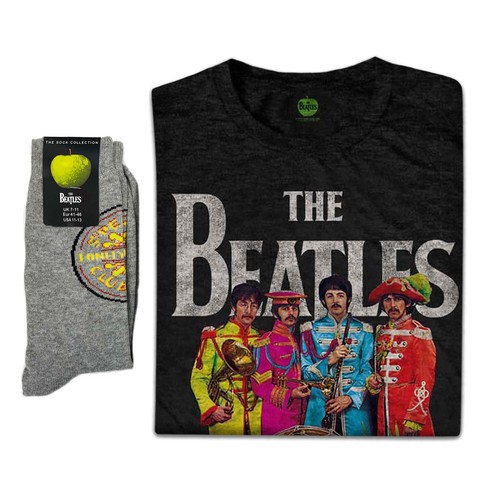 The Beatles | Exclusive Band Gift Set | Sgt Pepper Tee & Socks | eBay