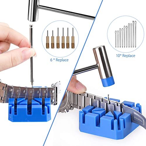 Watch Band Tool Kit Repair Kit For Watch Strap Adjustment And ...