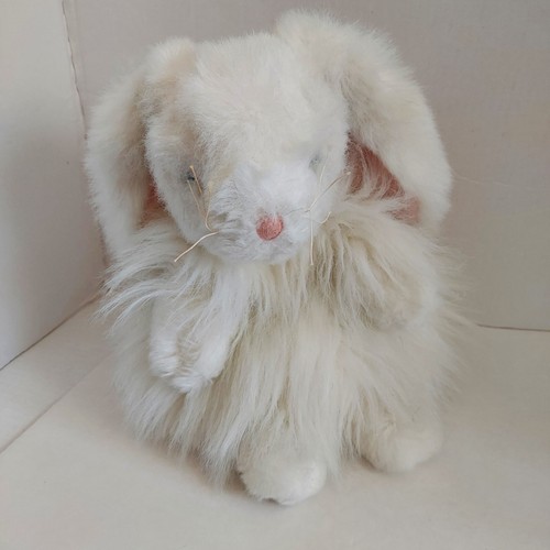 Vintage Ty Beanie Baby Classic "Cashmere" White Rabbit Plush | eBay