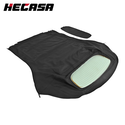 For Toyota Solara 2004-09 Vinyl Black Replacement Soft Top & Heated ...
