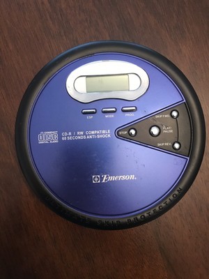 Emerson HD8150BL- Portable CD Player Discman CD-R/RW- Player Only ...