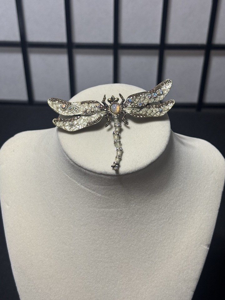 Joan Rivers Dragonfly Fire Opal Pin Brooch Classics Collection XV ...
