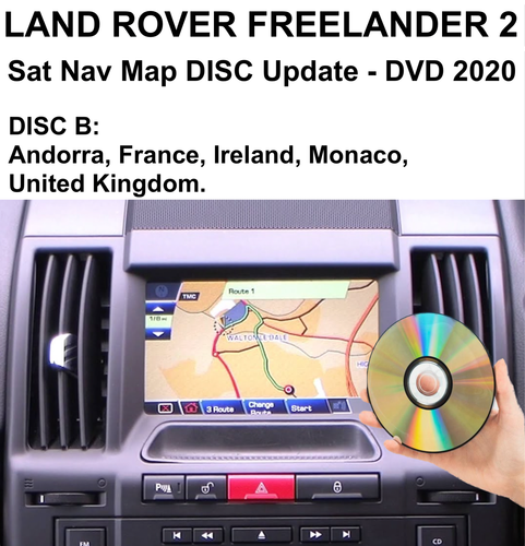 LAND ROVER FREELANDER 2 - Sat Nav Map DISC Update - DVD UK & Europe ...