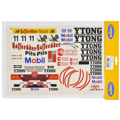 Decal Sheets 1:10 Mercedes Benz Atego Race Truck Hasseröder Decal ...