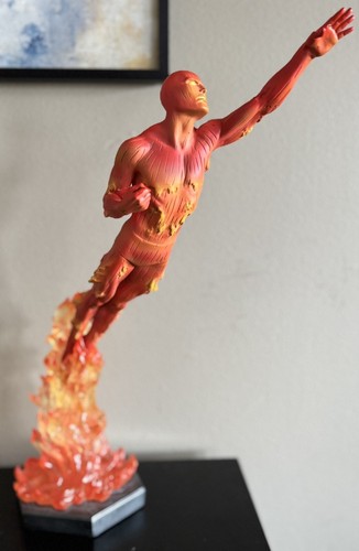 Bowen Designs Marvel Comics Human Torch Statue 1639 Of 4000 | eBay