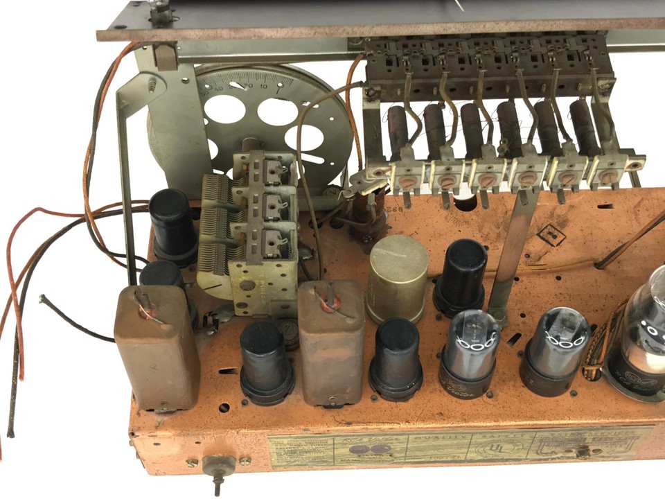 RCA 28T Tabletop Tube Radio Replacement Chassis Assembly w/ Bolts, AS ...