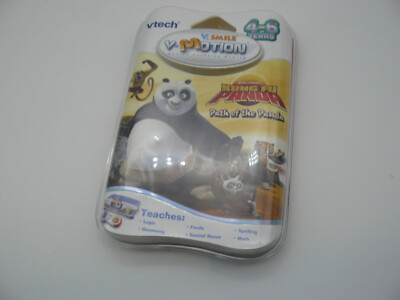 V Motion Vtech Kung Fu Panda Smile Logic Geometry Foods Spelling Math 4 ...