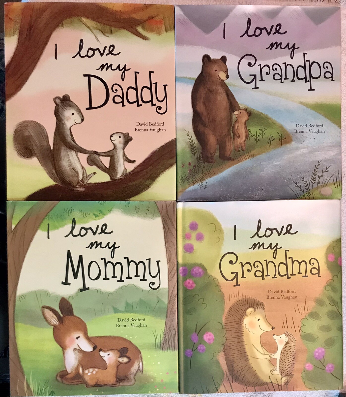 I Love My Mommy, Daddy, Grandma, Grandpa (Book Lot) David Bedford ...