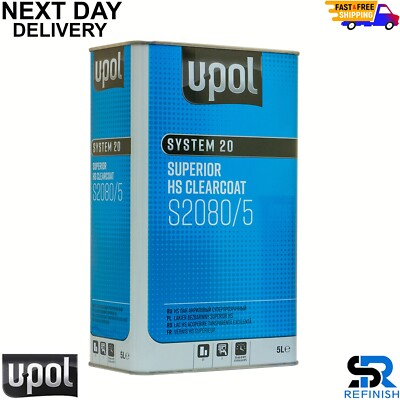 U-Pol S2080/5 2K Lacquer HS Super Crystal Clear Coat 5 Litre Upol | eBay UK