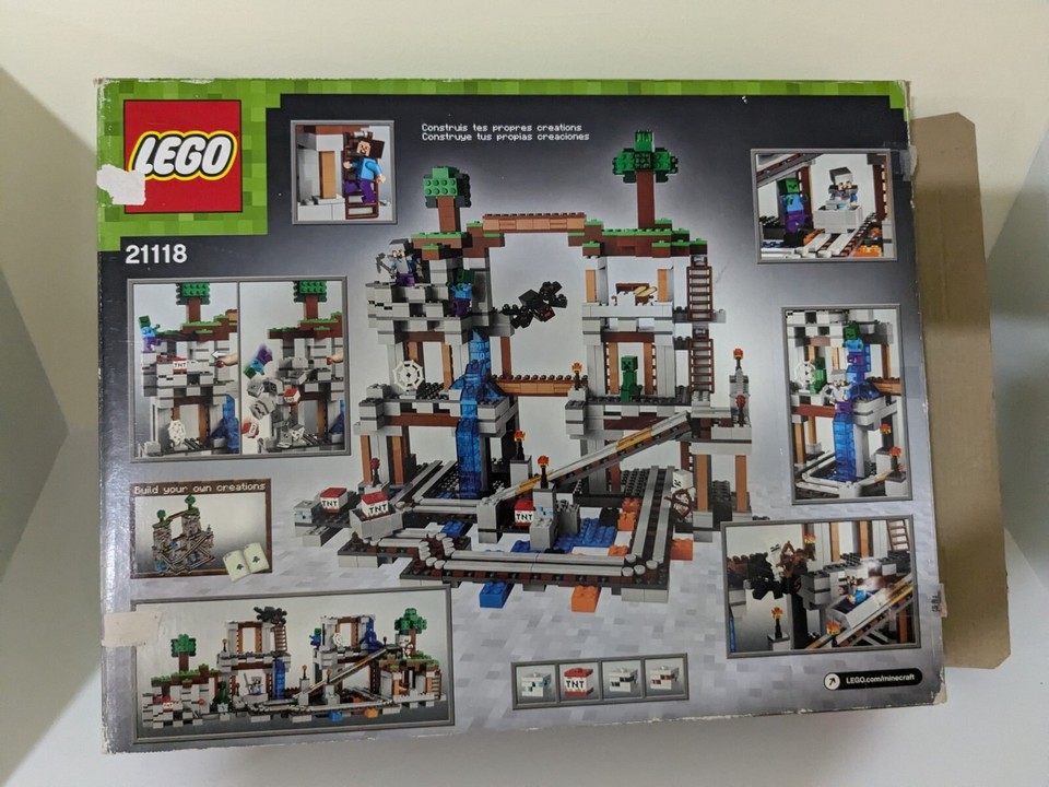 LEGO Minecraft: The Mine (21118) 100% With Minifigs, Box & Instructions ...
