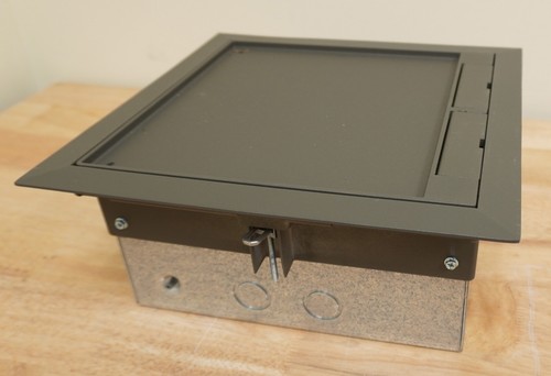 Legrand Wiremold FloorSource Raised Floor Boxes AC10105-2 Gray 8 gang ...