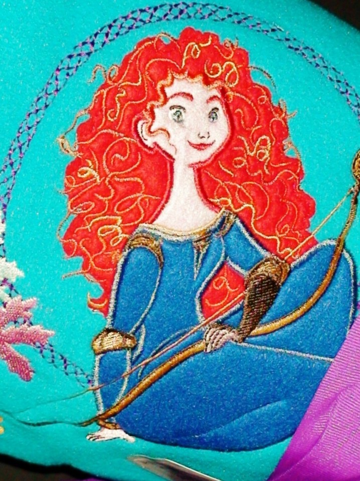 2012 Disney - Princess Merida Character Fleece Throw Blanket - Brave ...
