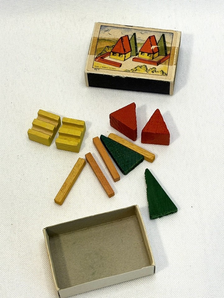 Vintage Wooden Miniature Toy Matchbox Made In Western Germany | eBay