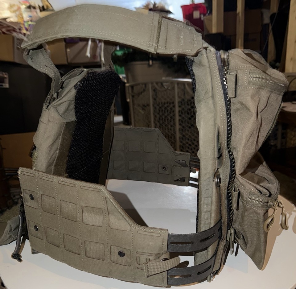 Spiritus Systems LV-120 Plate Carrier Medium Ranger Green &Ferro panel ...