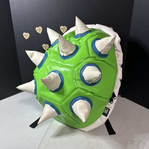 Bio-Domes Bioworld GreenSpiked Shell Bowser 3D Backpack Super Mario ...