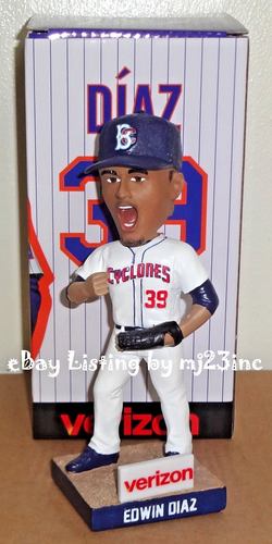 2025 #39 EDWIN DIAZ BOBBLEHEAD & TICKET BROOKLYN CYCLONES SGA NEW YORK ...