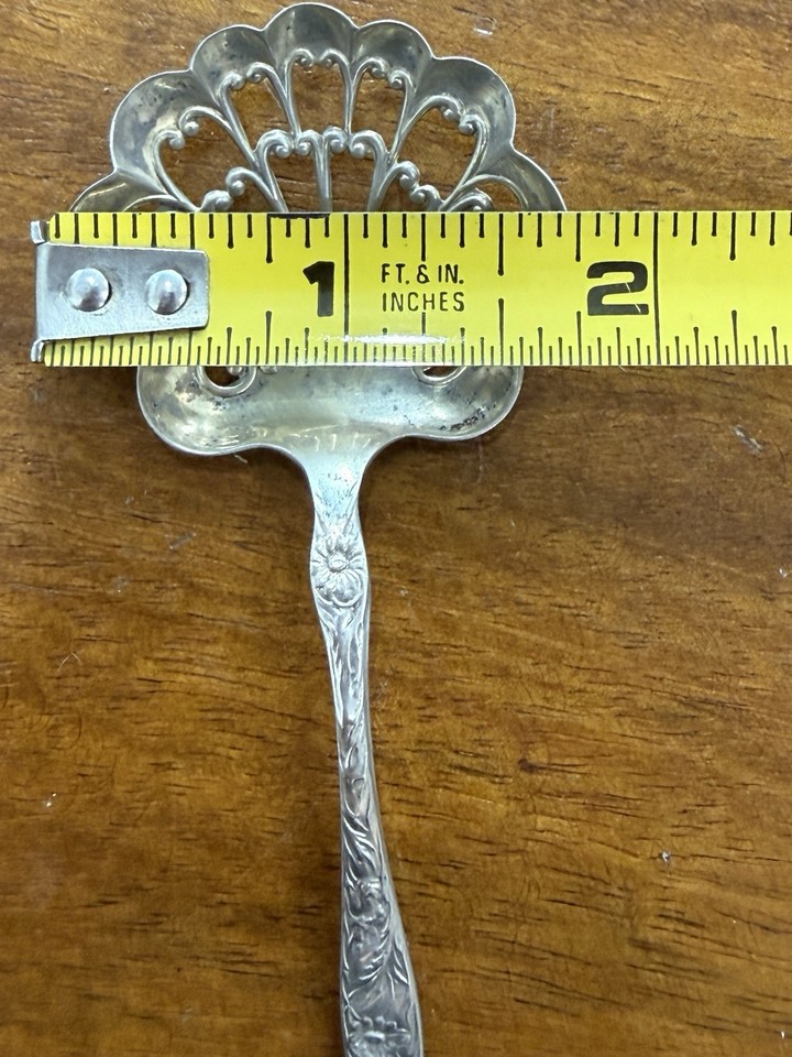 Gorham Sterling Silver Marguerite Bonbon Nut Sugar Sifting Spoon | eBay
