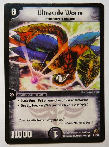 CARTE DUEL MASTERS S3/55 Super Rare Ultracide Worm ANGLAIS neuve | eBay