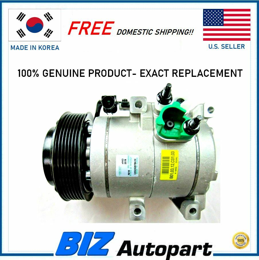 GENUINE A/C COMPRESSOR & CLUTCH FOR HYUNDAI GRAND STAREX i800 OE# 97701 ...