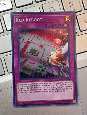 Yugioh Red Reboot FLOD-EN068 1st Edition Super Rare Holo m/nm condition ...
