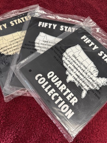 FIFTY STATES U.S. QUARTER COLLECTION BOOK SET OF 3 BOOKS | eBay