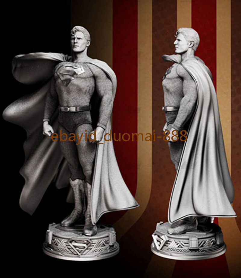 1/8 1/6 Superman 3D Print Figure Model Kit GK Unpained Unassembled ...