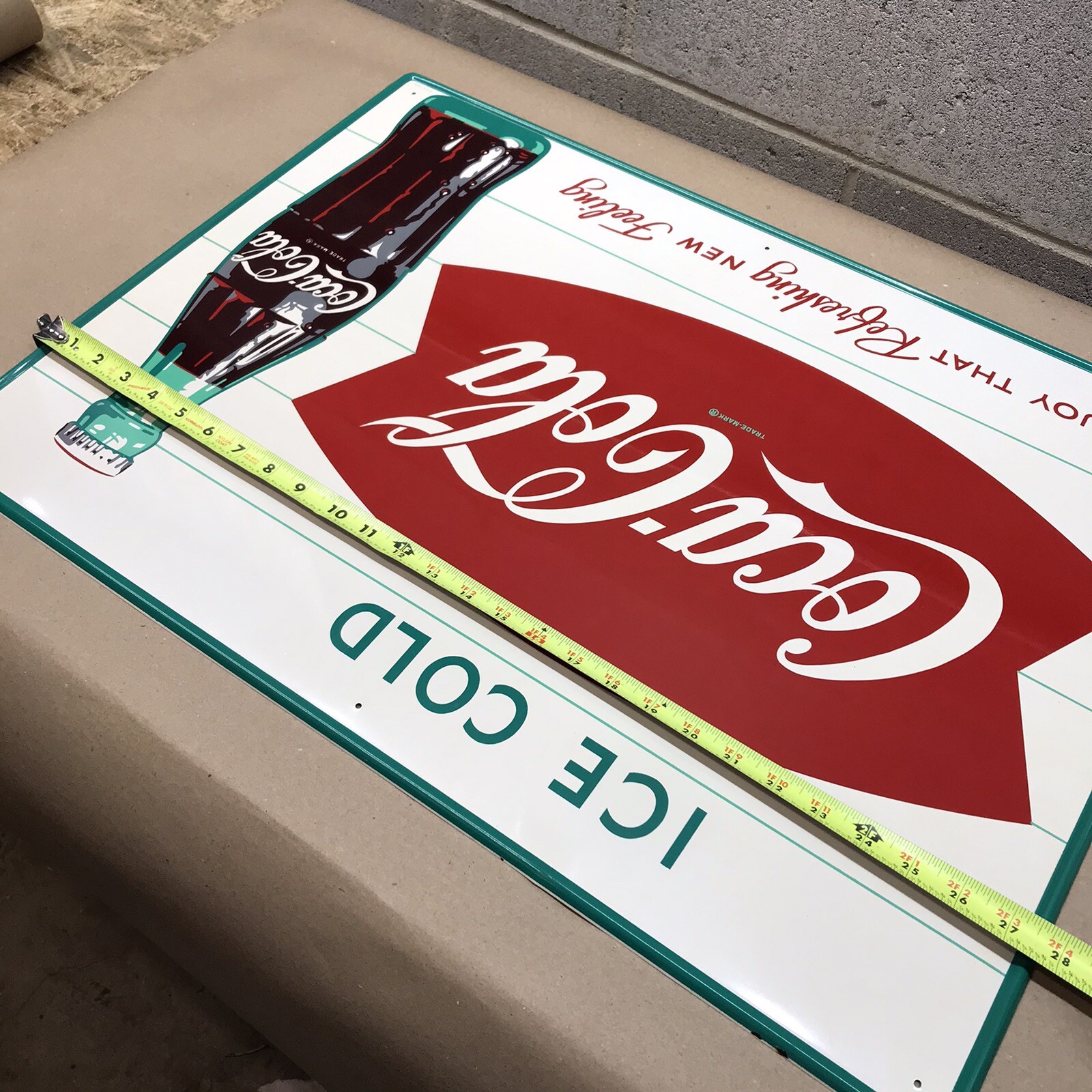 Authentic Vintage 1940's-1950's Ice Cold Coca Cola Fishtail Bottle ...